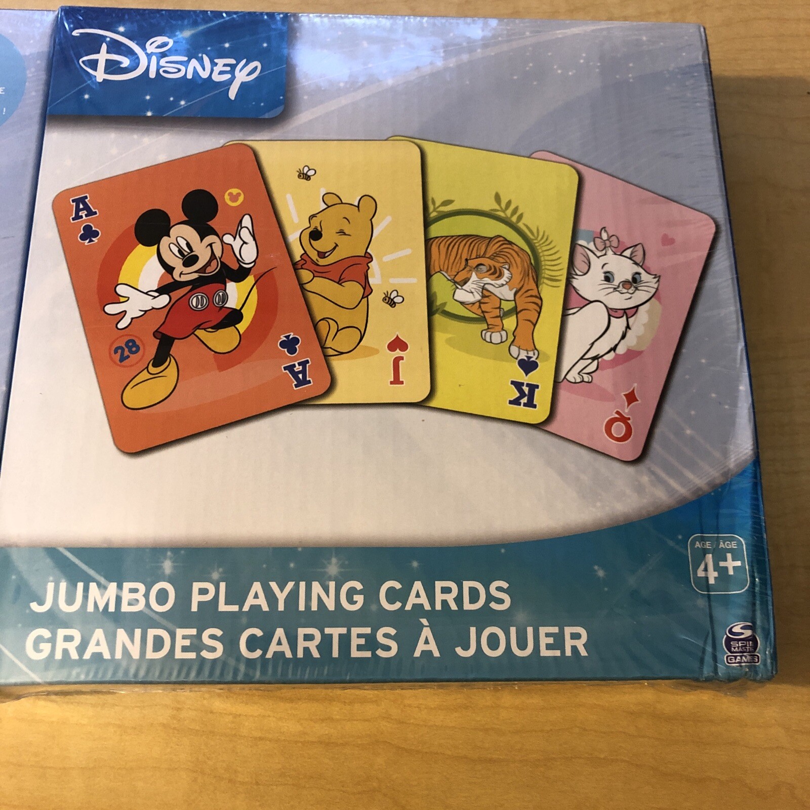 Disney 3-Pack Games Bundle w/ Jumbo Cards, Popper Jr. Game Jigsaw ...