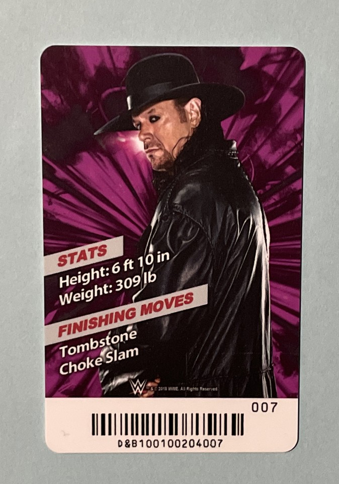 Undertaker 2018 WWE Arcade Card | eBay