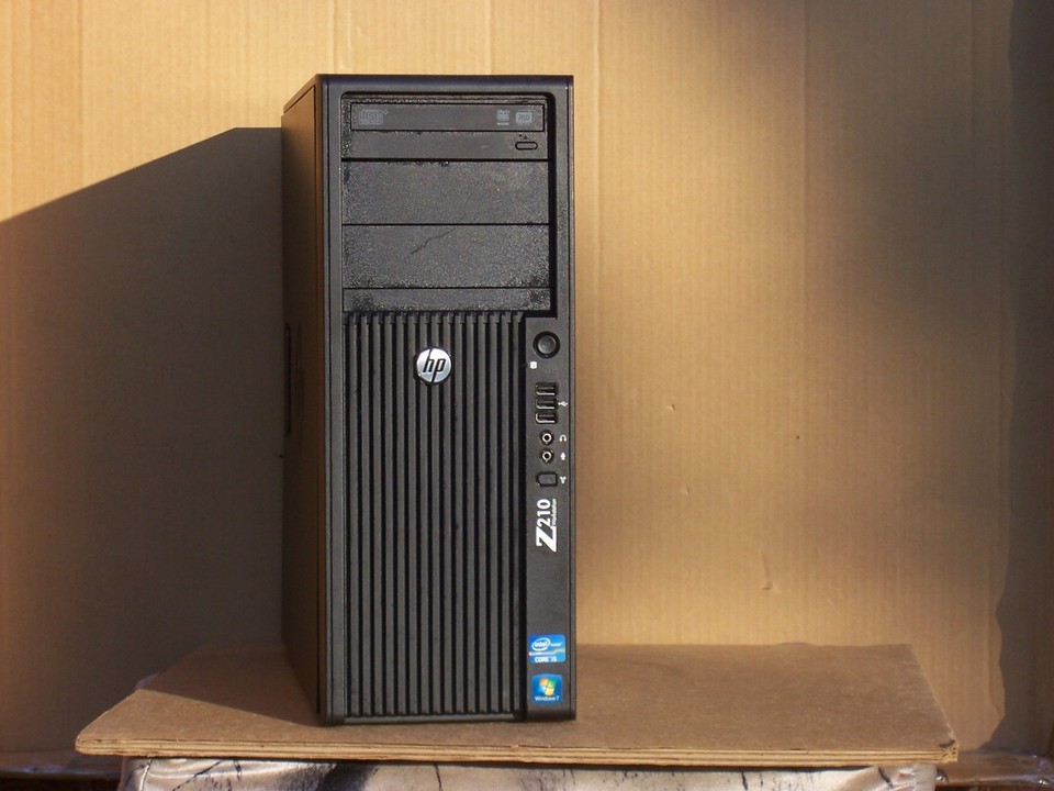 HP Z210 Workstation Quad Core i5 CPU 2500, 3.3 GHz With 8 GB RAM, 500 ...