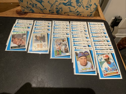 1989 Topps Baseball Turn Back The Clock 32 Total Cards Aaron Gooden ...