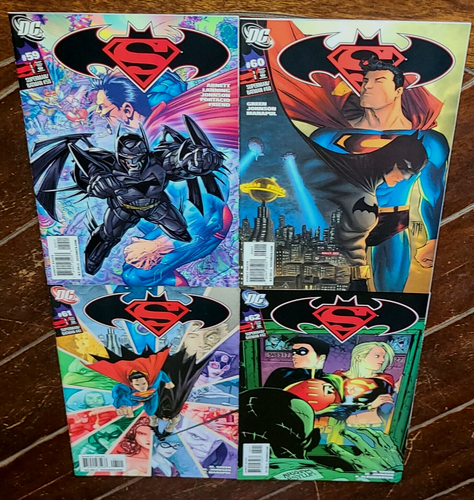 Batman/Superman #59 thru #62, (2009, DC): Whilce Portacio/Francis ...