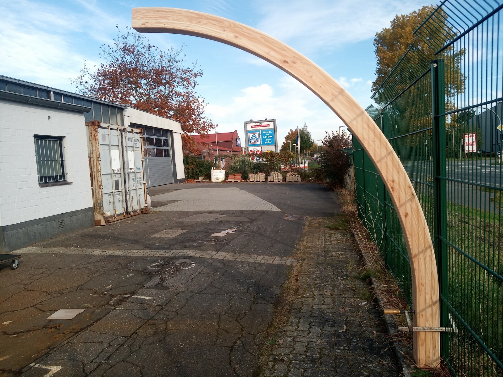 14x14 Douglasie Rundbogen Holzbogen Carport Leimbinder massiv ,hoch+lang | eBay.de