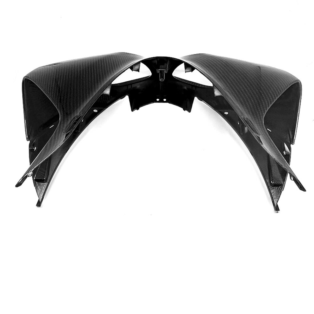 Carbon Fiber Front Upper Headlight Fairing For YAMAHA 2009-2011 YZF-R1 ...