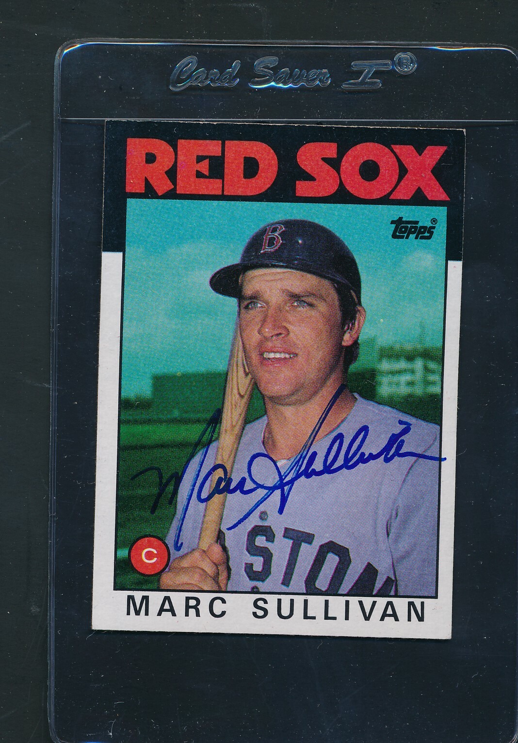 1986 Topps #529 Marc Sullivan Red Sox Signed Auto *17314 | eBay