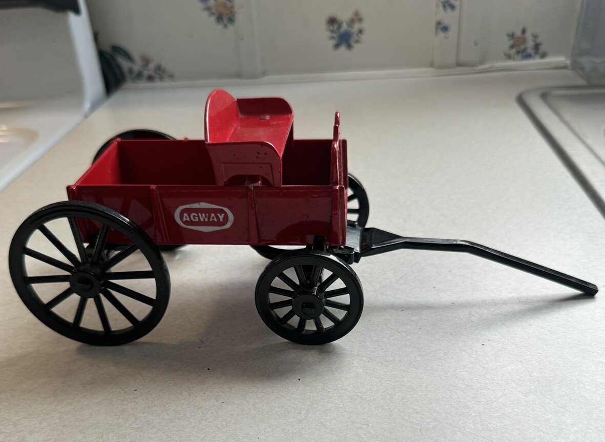ERTL FX-1509 Agway Red Buckboard Wagon 1/16 Scale Die-Cast | eBay
