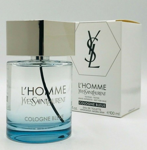 Yves Saint Laurent L'Homme Cologne Bleue Men Spray 3.3 oz Box As Shown ...