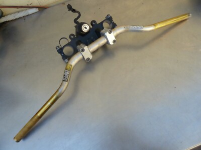 Top triple clamp with bars risers KLR650 87-07 KLR 650 1st gen Kawasaki ...