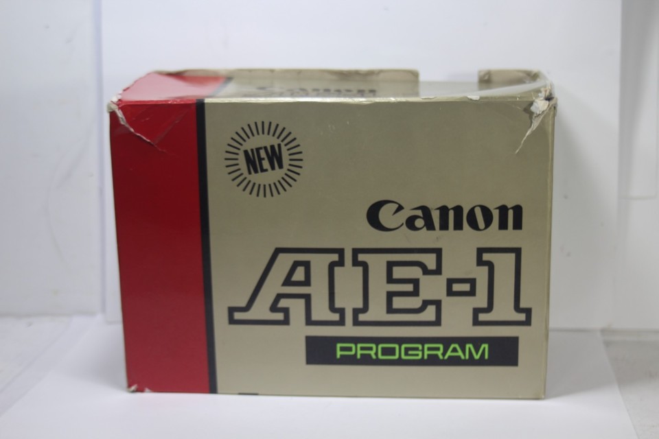 Lot of 2 boxes box only Canon AE-1 Program standard plus 1984 Olympics ...