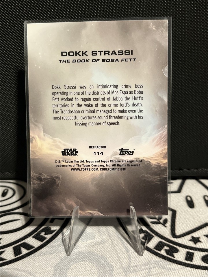 2025 Topps Chrome Star Wars – Dokk Strassi #114 Refractor | eBay