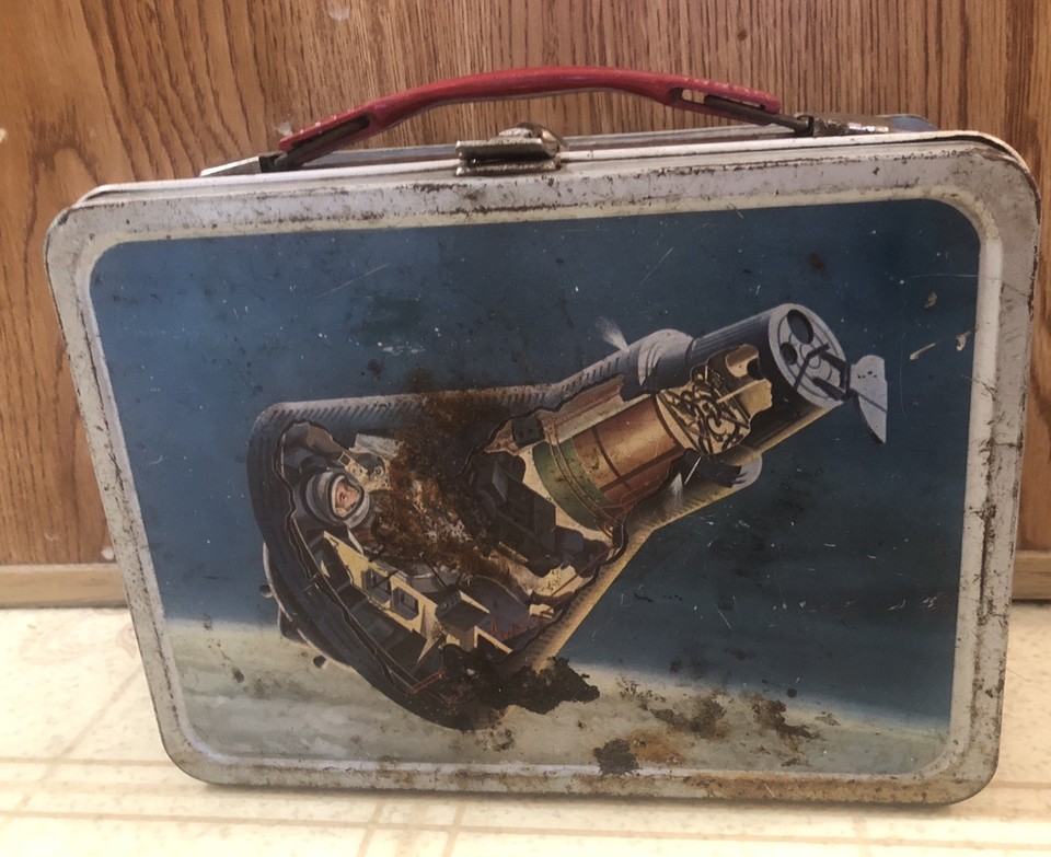 Rare John Glenn NASA Space Metal Lunch Box By Thermos 1963 Vintage | eBay