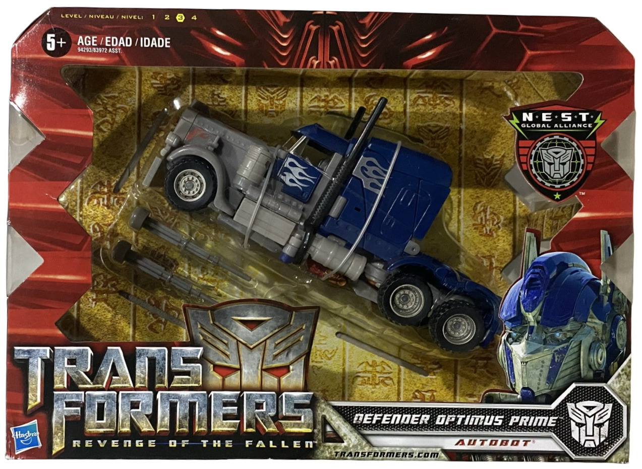 Transformers Revenge of the Fallen Defender Optimus Prime Action Figure ...