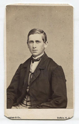 CDV EARNEST LOOKING YOUNG MAN. DOUGLASS AND CO. BUFFALO, N.Y. | eBay