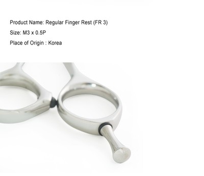 1 Hair Scissors Finger Tang Scissor Parts Finger Rest 3.0mm 0.12in Part ...