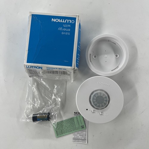 Lutron LRF2-VCR2B-P-WH Ceiling Mount Radio Powr Savr Wireless Vacancy ...