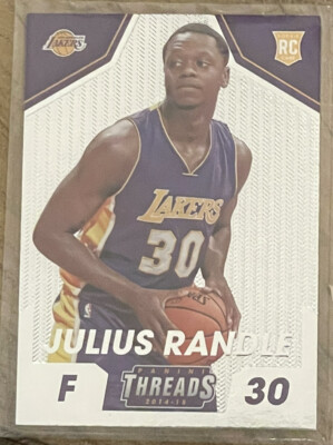 2014-15 Panini Threads Basketball Julius Randle Silver Micro Etch ...