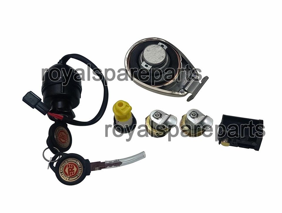 Royal Enfield Common Lock Key Set Kit For Classic 350cc & 500cc #584581 ...