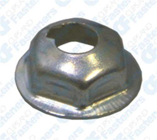 100 #10-32 Washer Lock PAL Nut 1/2" O.D. 3/8" Hex Zinc | eBay