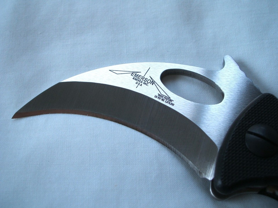 EXTREMELY RARE Vintage Emerson knives, The first Karambit Un-marked ...
