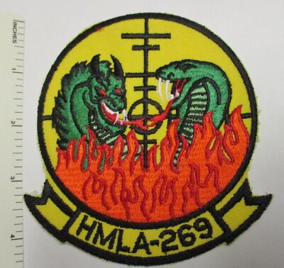 USMC MARINE CORPS HMLA-269 HELICOPTER SQUADRON PATCH Original | eBay