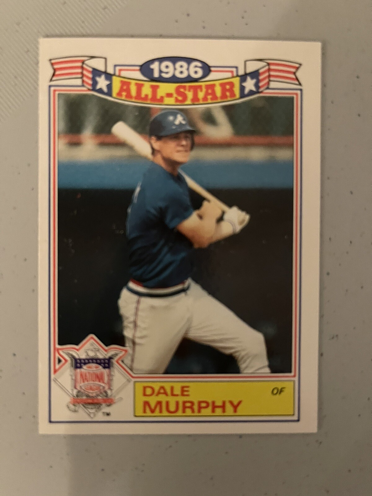 Dale Murphy 1987 Topps Baseball All-Star Game Commemorative Card #7 | eBay