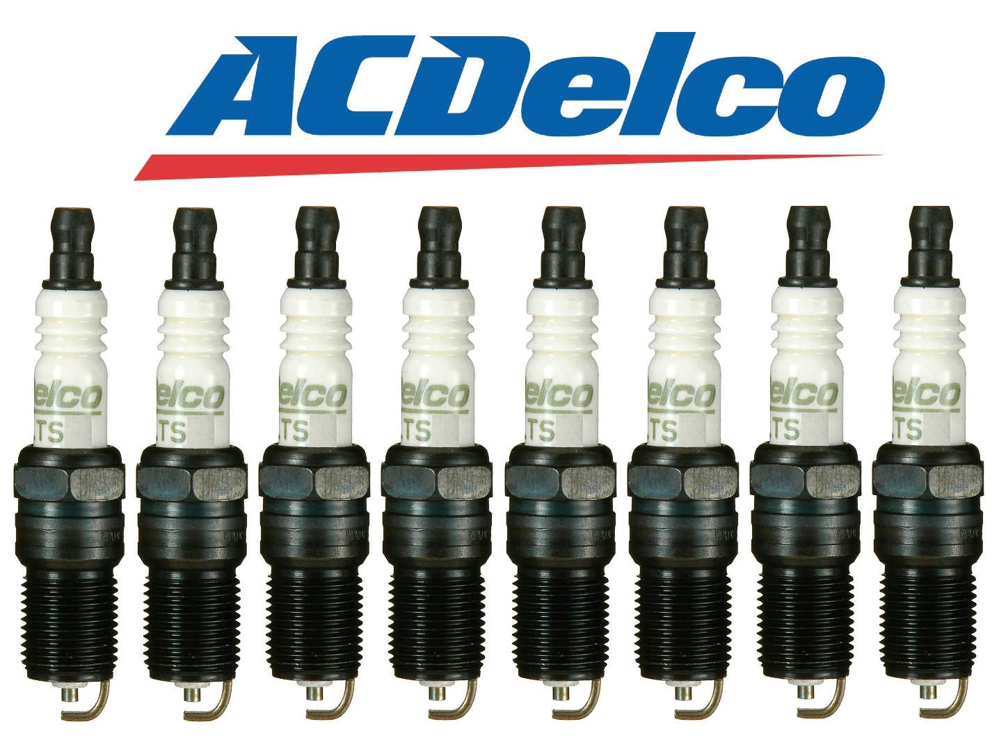 ACDELCO Spark Plugs (Set of 8) 1999-2013 for Chevrolet Silverado 1500 5 ...