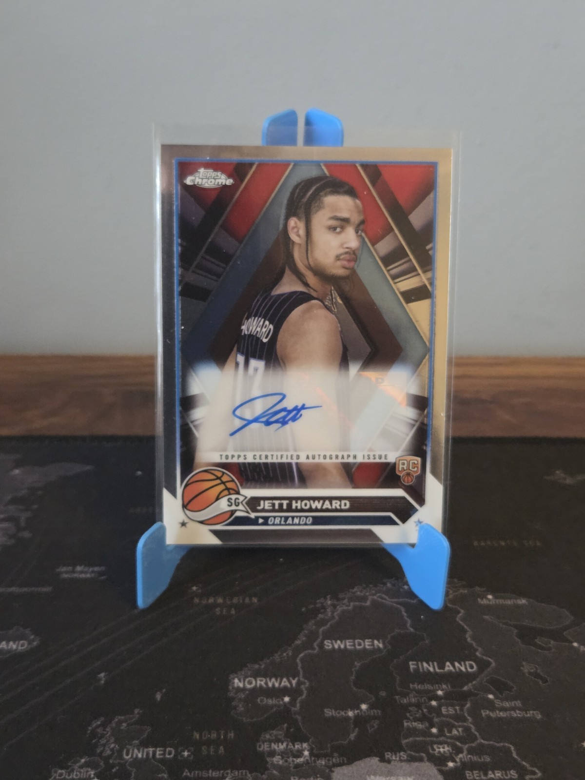 2023-24 Topps Chrome - Autographs Jett Howard #Cg-Jho Refractor (AU, RC ...