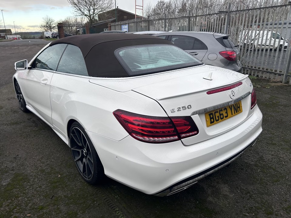 2013, MERCEDES-BENZ E CLASS 2.1 E250 CDI AMG Sport White Auto Diesel ...