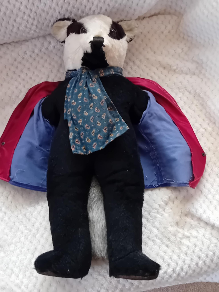 Vintage Badger Teddy Wind in the Willows Collectable Toy 19" | eBay UK