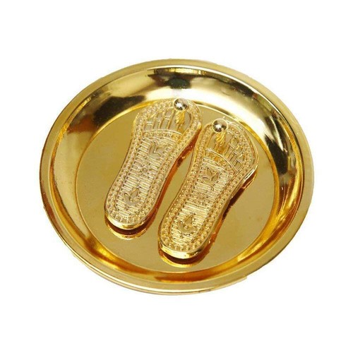 Indian Traditional Brass Goddess Shree Maa Lakshmi Footsteps | eBay