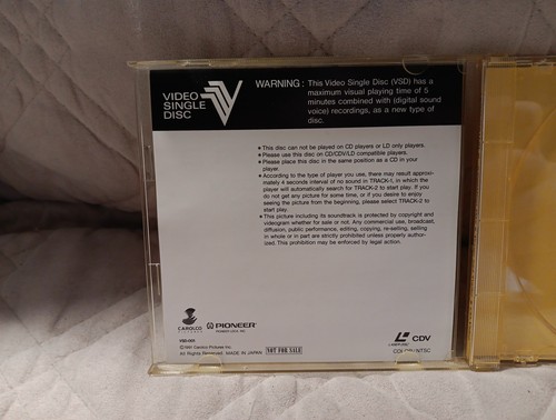 TERMINATOR 2 JUDGEMENT DAY VIDEO SINGLE DISC (CDV) -TEASER & TRAILER ...