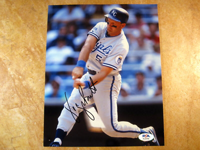 GEORGE BRETT (HOF) SIGNED AUTOGRAPHED 8X10 PHOTO 1973-1993 KC ROYALS ...