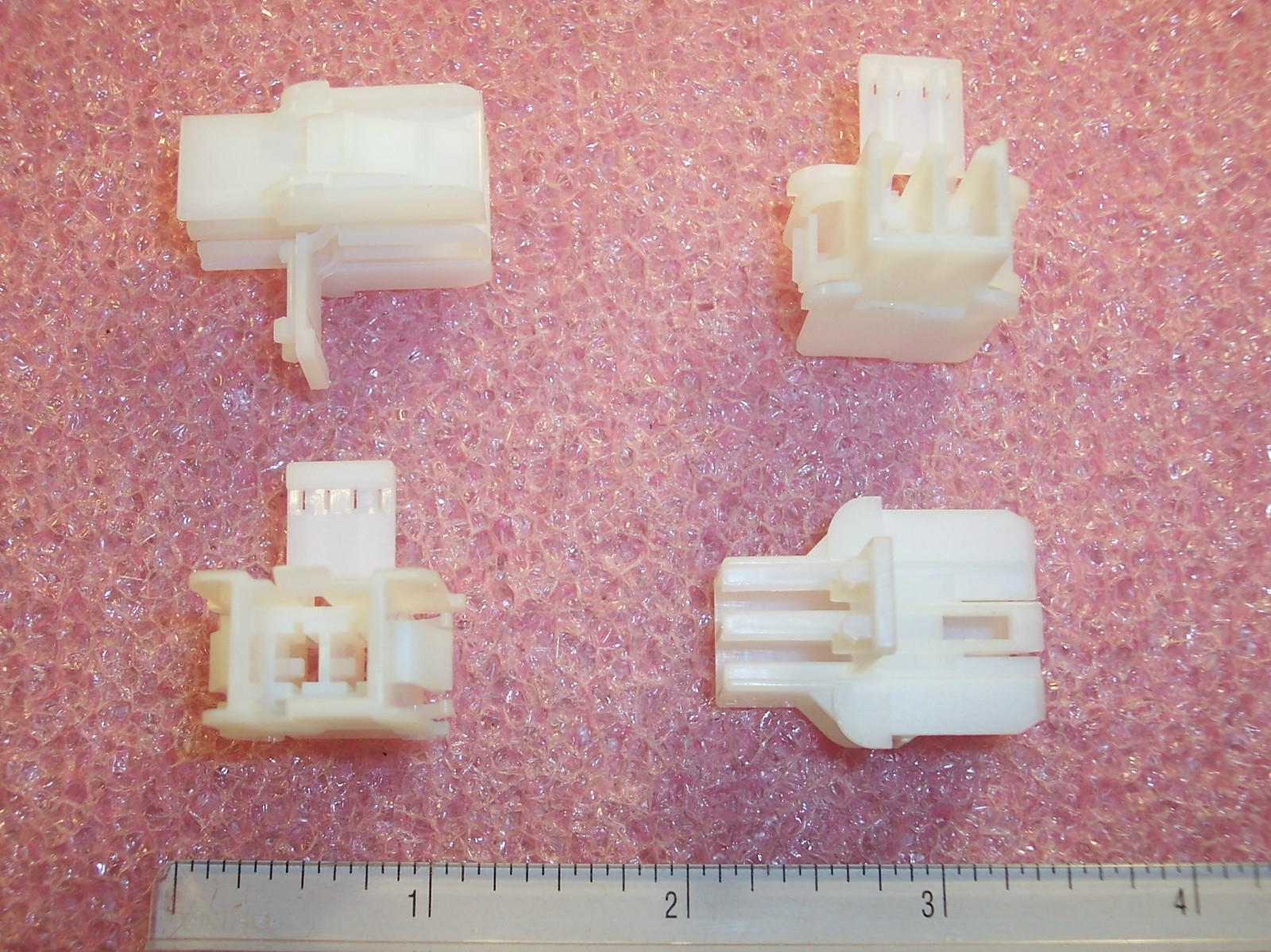 QTY (50) 2 POSITION RAST5 PANEL MOUNT QUICK CONNECT TAB HOUSING 5mm ...