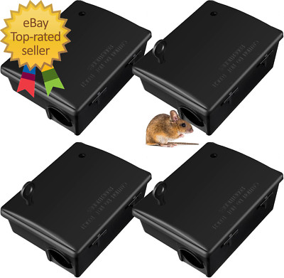 Rat Bait Stations Large Rodent with Key Reusable Mouse Stations Mice ...
