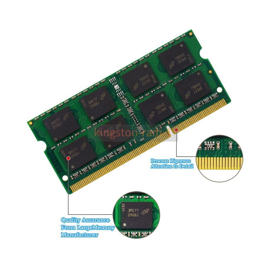 Crucial 16 GB (2x8 GB) DDR3-1600MHz PC3-12800S SO-DIMM Laptop Memory 1 ...