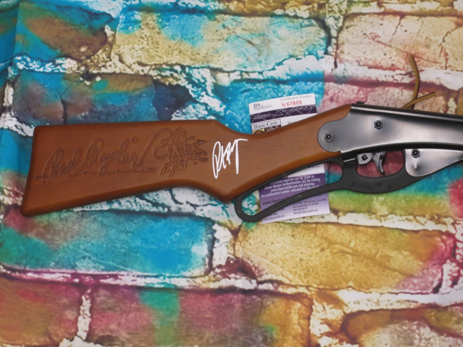 Peter Billingsly "Ralphie" *A CHRISTMAS STORY* Signed Daisy Red Rider ...