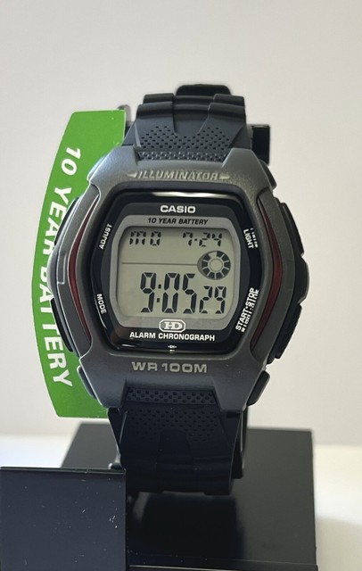 CASIO Digital Men's Classic Watch Dual time HDD600-1 Alarm Stopwatch w ...