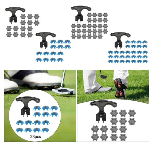 Golf Shoe Spikes Easy to Use Comfortable Metal Thread Durable TPU and ...