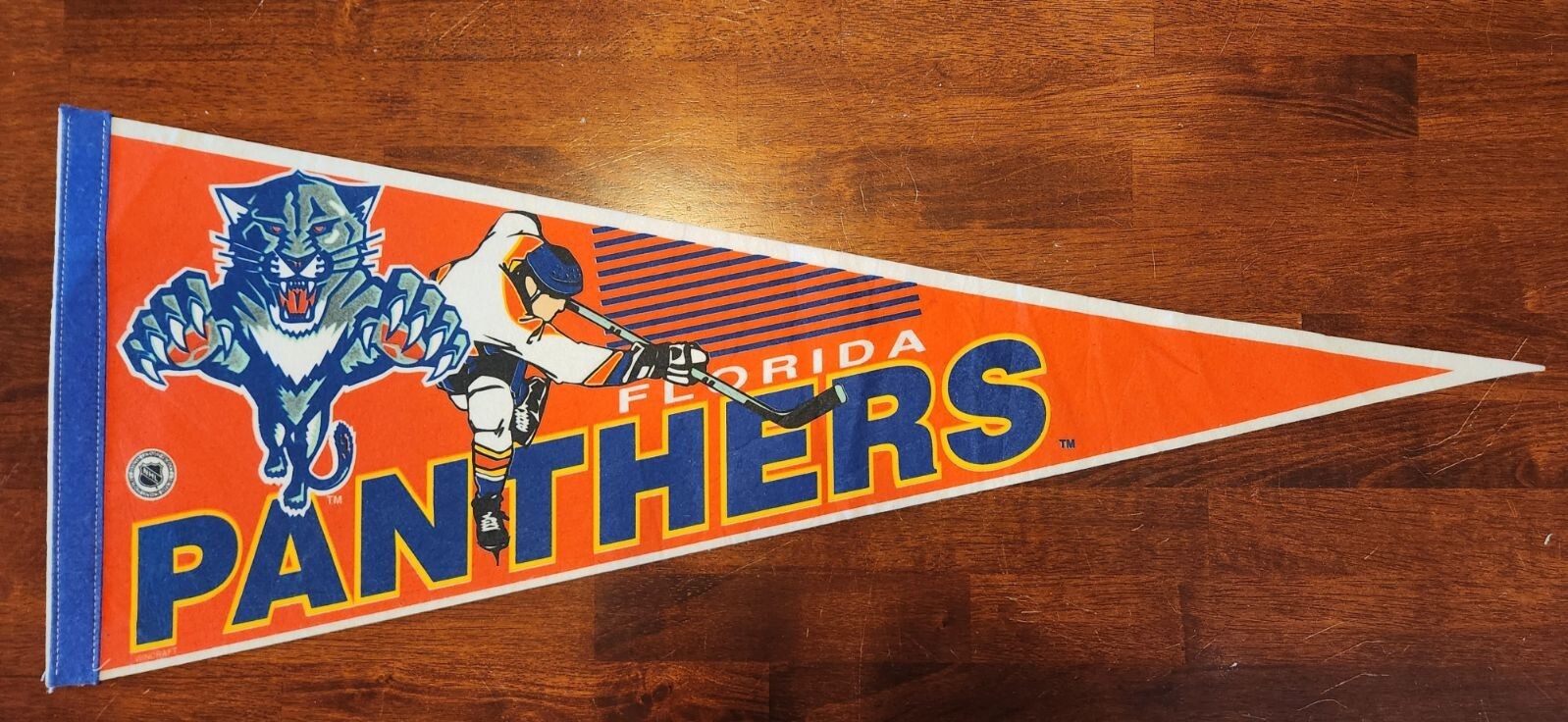 Vintage Florida Panthers Pennant Flag Banner NHL Hockey Memorabilia ...