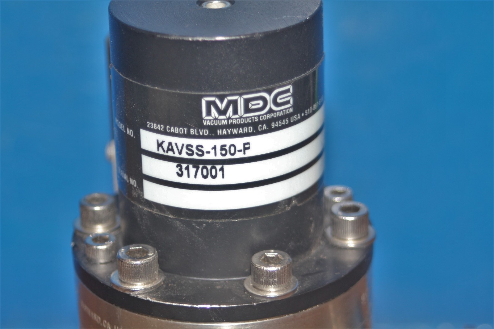 MDC Kav-150-p Vacuum Angle Valve Flanges Kw40 for sale online | eBay