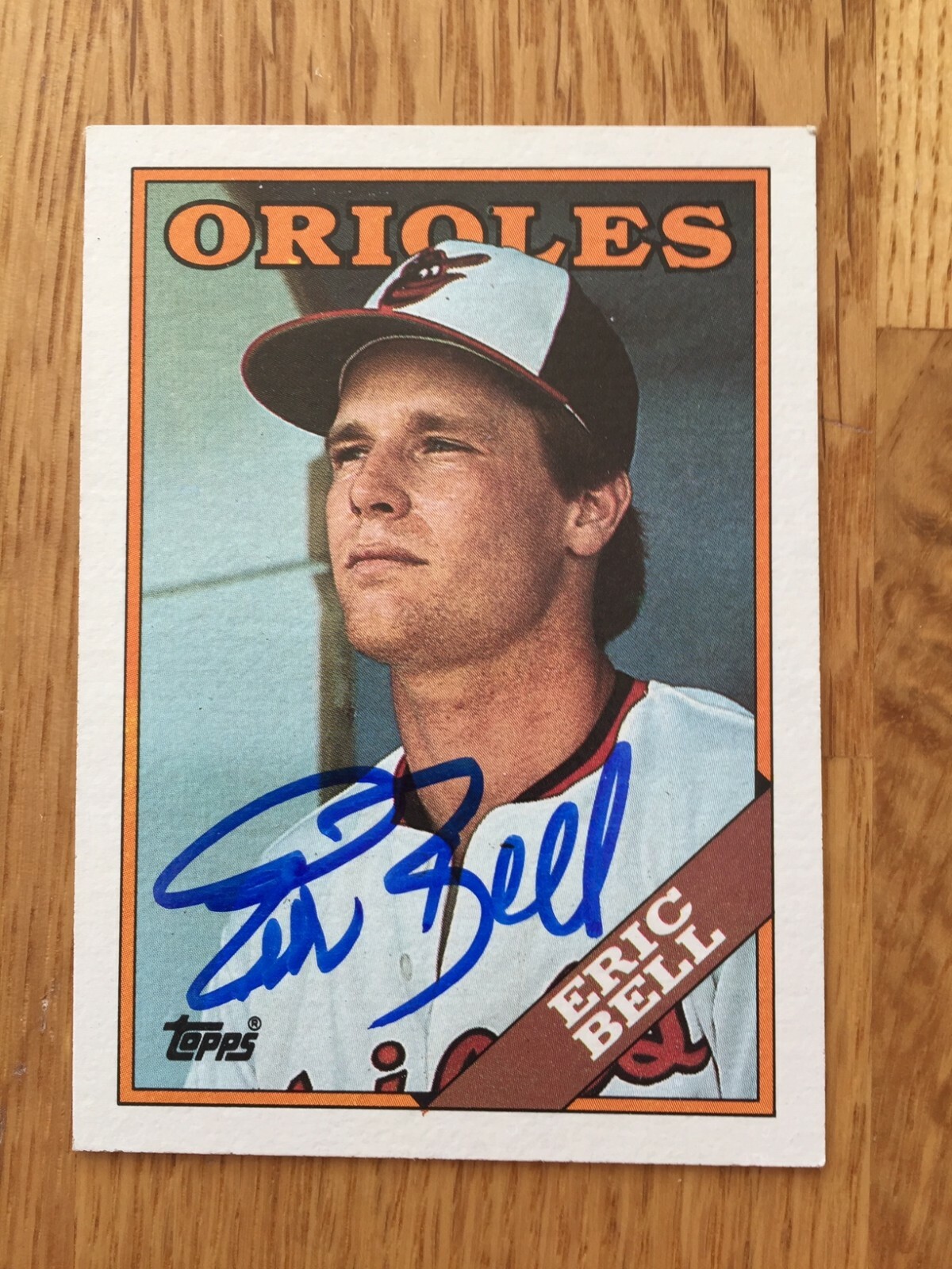 Baltimore Orioles Eric Bell signed 1988 Topps Card | eBay