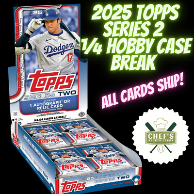 TORONTO BLUE JAYS - 2025 TOPPS SERIES 2 - 1/4 HOBBY CASE (3 BOX) BREAK ...