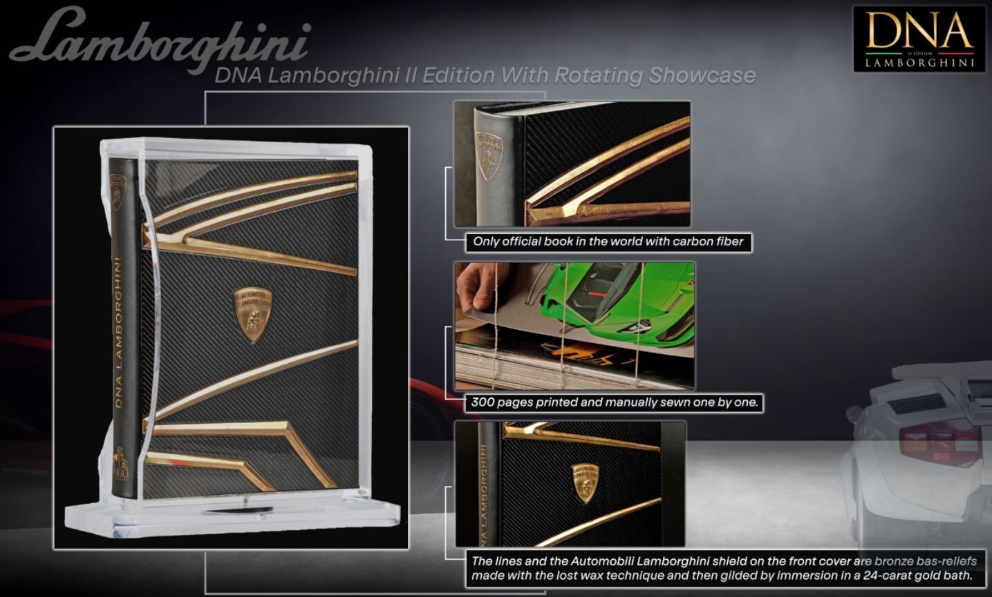 DNA Lamborghini II Edition with rotating showcase Official Book | eBay