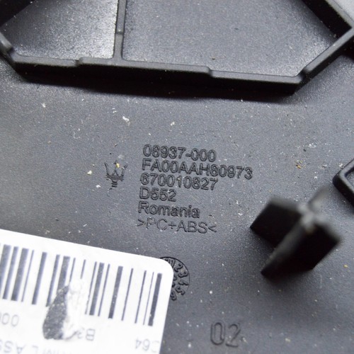 MASERATI GHIBLI M157 Dashboard Left Side End Cap Cover 670018433 ...