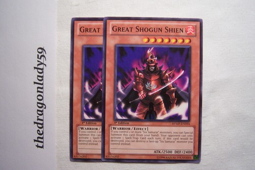 GREAT SHOGUN SHIEN-x2 Common Konami Yugioh Cards-RYMP-EN094 | eBay