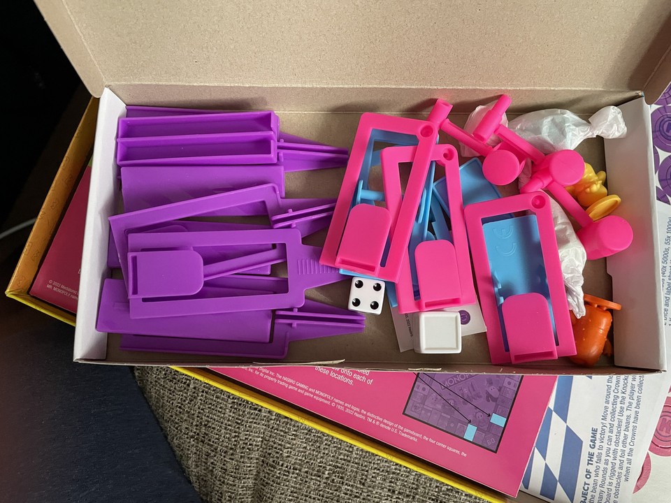 MONOPOLY Fall Guys Ultimate Knockout Edition Board Game NEW but open ...