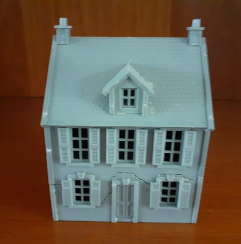Italeri 1/72 Scale Built and Unpainted French House Plastic Model Kit ...