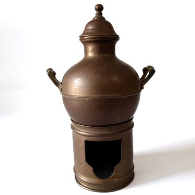 Antique Handmade Egyptian Brass Beans Cooking Pot Cookware Damasa 7.3 ...
