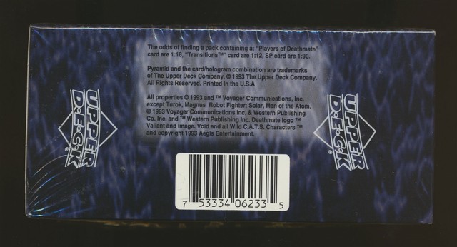 4 Factory 1993 Deathmate Valiant Cards by Upper Deck for sale online | eBay