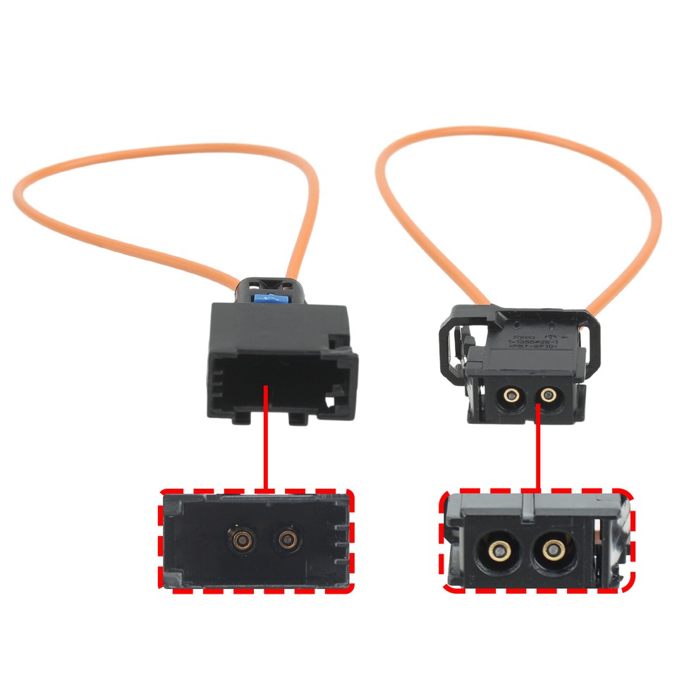 Fiber Optic Loop Bypass Adapter Kit For Radio Audio BMW VW Audi ...