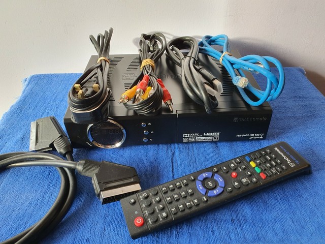 Technomate Tm-5402 HD M3 CI Super LAN USB PVR 1080p Digital Satellite ...